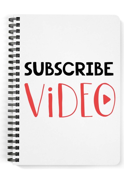 Hero Tasarım Subscribe Baskılı Ahşap Kapaklı Defter 15X20 cm DFT483