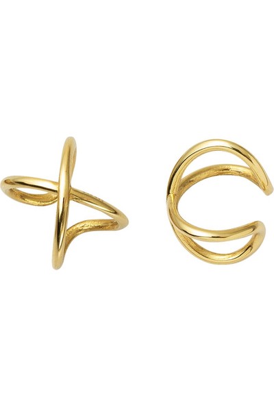 Bilezikci x Modeli Altın Kıkırdak Küpe