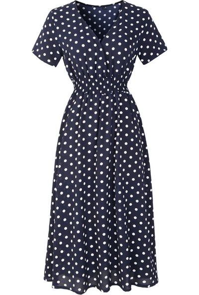 Wonderland Kadın V Yaka Elbise Siyah (Yurt Dışından)