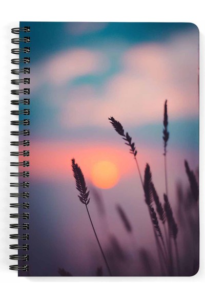 Hero Tasarım Doğa Baskılı Ahşap Kapaklı Defter 15X20 cm DFT2800