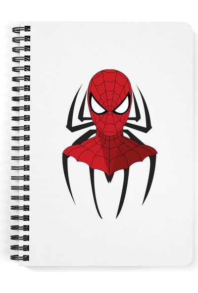 Hero Tasarım Spidermen Baskılı Ahşap Kapaklı Defter 15X20 cm DFT1112