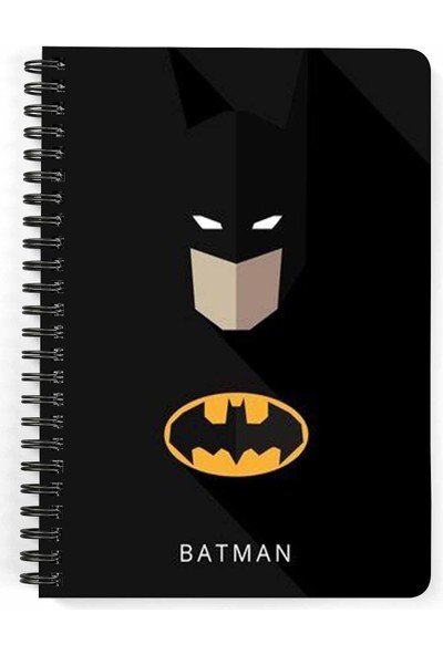 Hero Tasarım Batman Baskılı Ahşap Kapaklı Defter 15X20 cm DFT3965