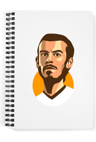 Hero Tasarım Gareth Bale Baskılı Ahşap Kapaklı Defter 15X20 cm DFT1219 Hero Tasarım Gareth Bale Baskılı Ahşap Kapaklı Defter 15X20 cm DFT1219