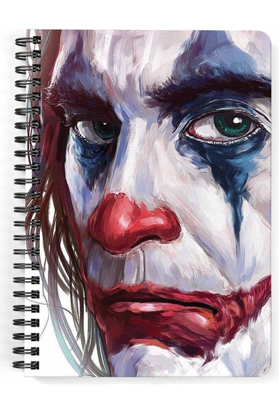 Joker Baskılı Ahşap Kapaklı Defter 15X20 cm DFT5017