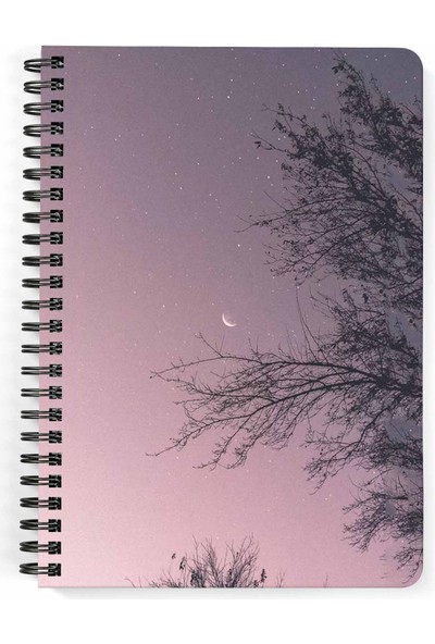 Hero Tasarım Doğa Baskılı Ahşap Kapaklı Defter 15X20 cm DFT2798