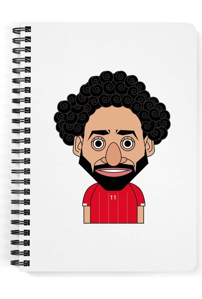 Muhammed Salah Baskılı Ahşap Kapaklı Defter 15X20 cm DFT1167 Muhammed Salah Baskılı Ahşap Kapaklı Defter 15X20 cm DFT1167
