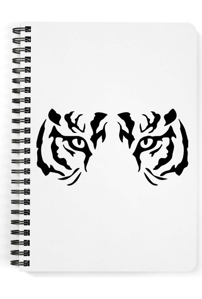 Kaplan Baskılı Ahşap Kapaklı Defter 15X20 cm DFT6159