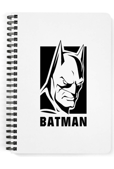 Hero Tasarım Batman Baskılı Ahşap Kapaklı Defter 15X20 cm DFT6135