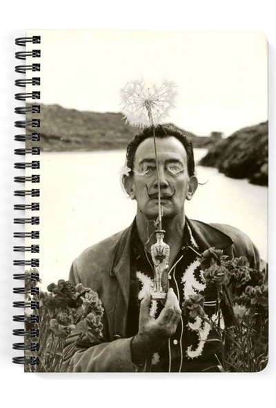 Salvador Dali Baskılı Ahşap Kapaklı Defter 15X20 cm DFT3683 Salvador Dali Baskılı Ahşap Kapaklı Defter 15X20 cm DFT3683