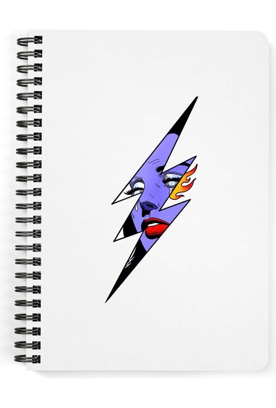 Flash Baskılı Ahşap Kapaklı Defter 15X20 cm DFT6163