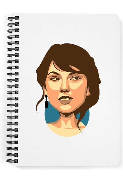 Hero Tasarım Taylor Swift Baskılı Ahşap Kapaklı Defter 15X20 cm DFT1091 Hero Tasarım Taylor Swift Baskılı Ahşap Kapaklı Defter 15X20 cm DFT1091