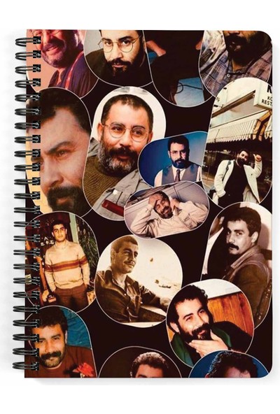 Ahmet Kaya Baskılı Ahşap Kapaklı Defter 15X20 cm DFT5043 Ahmet Kaya Baskılı Ahşap Kapaklı Defter 15X20 cm DFT5043