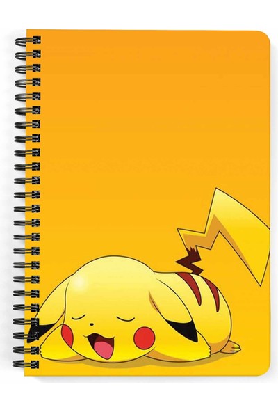 Hero Tasarım Pokemon Baskılı Ahşap Kapaklı Defter 15X20 cm DFT4968