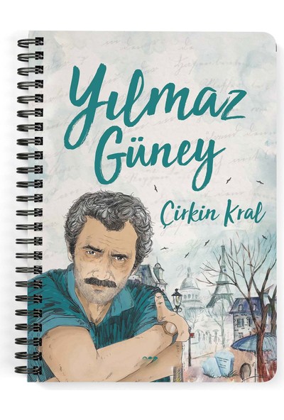 Yılmaz Güney Baskılı Ahşap Kapaklı Defter 15X20 cm DFT2340