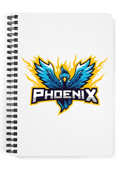 Hero Tasarım Phoenix Baskılı Ahşap Kapaklı Defter 15X20 cm DFT1744 Hero Tasarım Phoenix Baskılı Ahşap Kapaklı Defter 15X20 cm DFT1744