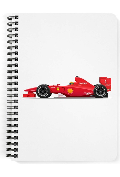 Formula Arabası Baskılı Ahşap Kapaklı Defter 15X20 cm DFT2046 Formula Arabası Baskılı Ahşap Kapaklı Defter 15X20 cm DFT2046