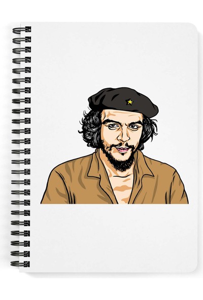 Che Guevara Baskılı Ahşap Kapaklı Defter 15X20 cm DFT996 Che Guevara Baskılı Ahşap Kapaklı Defter 15X20 cm DFT996