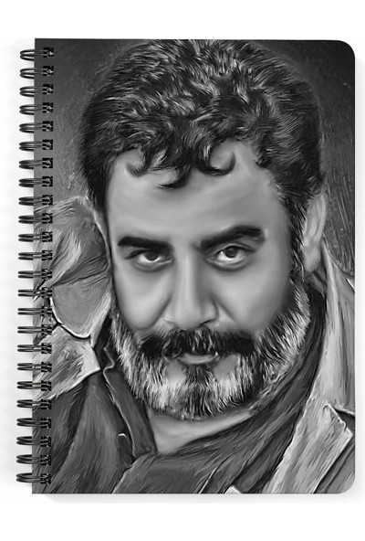 Ahmet Kaya Baskılı Ahşap Kapaklı Defter 15X20 cm DFT2992