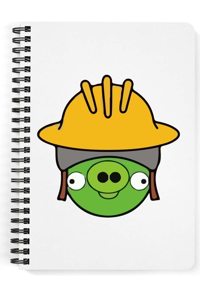 Angry Birds Baskılı Ahşap Kapaklı Defter 15X20 cm DFT6894 Angry Birds Baskılı Ahşap Kapaklı Defter 15X20 cm DFT6894