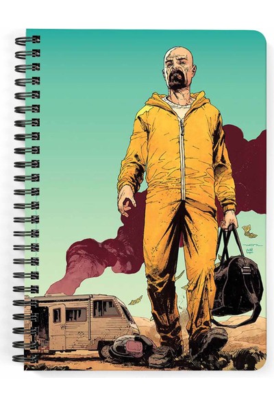 Hero Tasarım Breaking Bad Baskılı Ahşap Kapaklı Defter 15X20 cm DFT4305 Hero Tasarım Breaking Bad Baskılı Ahşap Kapaklı Defter 15X20 cm DFT4305