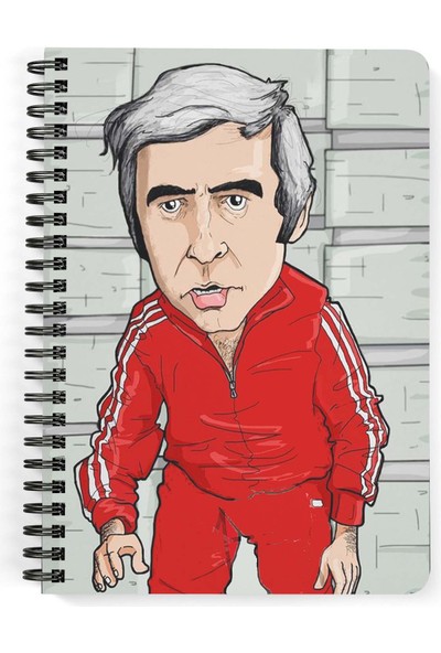 Şener Şen Baskılı Ahşap Kapaklı Defter 15X20 cm DFT2419