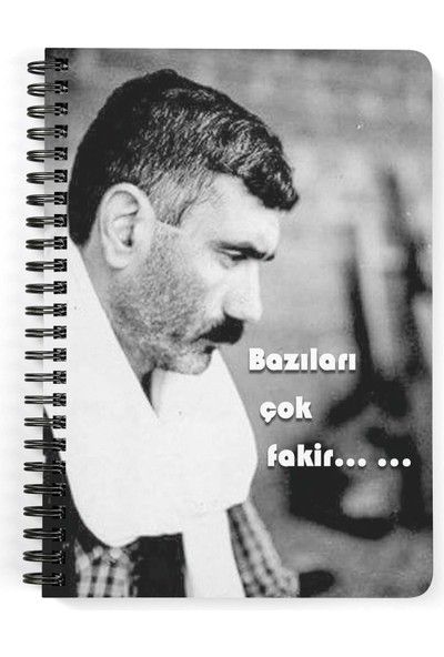 Yılmaz Güney Baskılı Ahşap Kapaklı Defter 15X20 cm DFT2347
