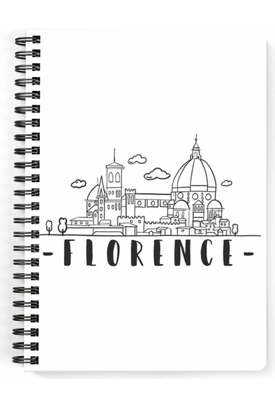 Florence Baskılı Ahşap Kapaklı Defter 15X20 cm DFT2950 Florence Baskılı Ahşap Kapaklı Defter 15X20 cm DFT2950
