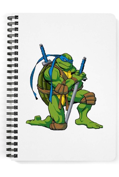 Hero Tasarım Leonardo Ninja Kaplumbağalar Baskılı Ahşap Kapaklı Defter 15X20 cm DFT6870 Hero Tasarım Leonardo Ninja Kaplumbağalar Baskılı Ahşap Kapaklı Defter 15X20 cm DFT6870