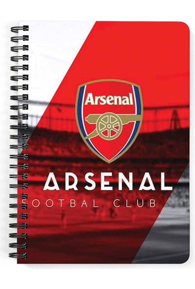 Hero Tasarım Arsenal Baskılı Ahşap Kapaklı Defter 15X20 cm DFT4517