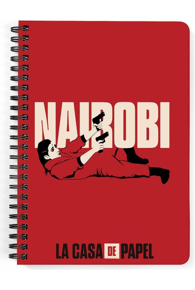 La Casa De Papel Nairobi Baskılı Ahşap Kapaklı Defter 15X20 cm DFT4817 La Casa De Papel Nairobi Baskılı Ahşap Kapaklı Defter 15X20 cm DFT4817