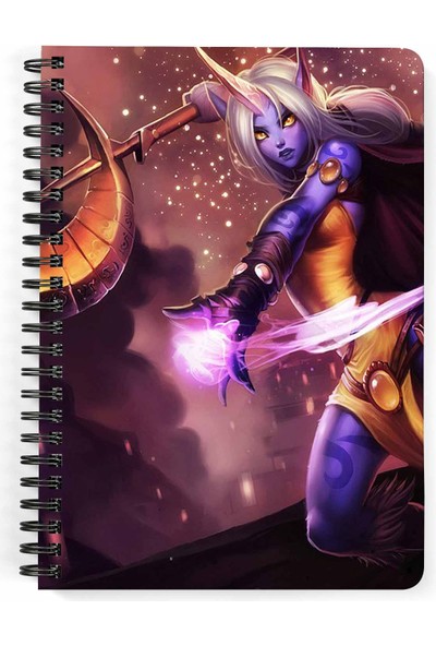 Hero Tasarım Support Lol Baskılı Ahşap Kapaklı Defter 15X20 cm DFT3240
