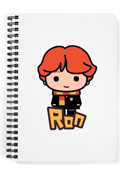 Ron Harry Potter Baskılı Ahşap Kapaklı Defter 15X20 cm DFT5827 Ron Harry Potter Baskılı Ahşap Kapaklı Defter 15X20 cm DFT5827