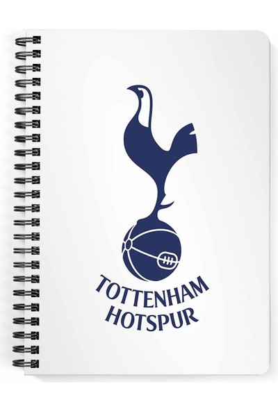 Tottenham Hotspur Baskılı Ahşap Kapaklı Defter 15X20 cm DFT4393