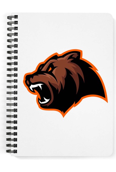 Hero Tasarım Saldırgan Kurt Baskılı Ahşap Kapaklı Defter 15X20 cm DFT855 Hero Tasarım Saldırgan Kurt Baskılı Ahşap Kapaklı Defter 15X20 cm DFT855