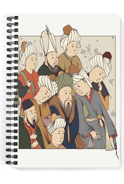 Osmanlı Hanedanı Baskılı Ahşap Kapaklı Defter 15X20 cm DFT5703 Osmanlı Hanedanı Baskılı Ahşap Kapaklı Defter 15X20 cm DFT5703