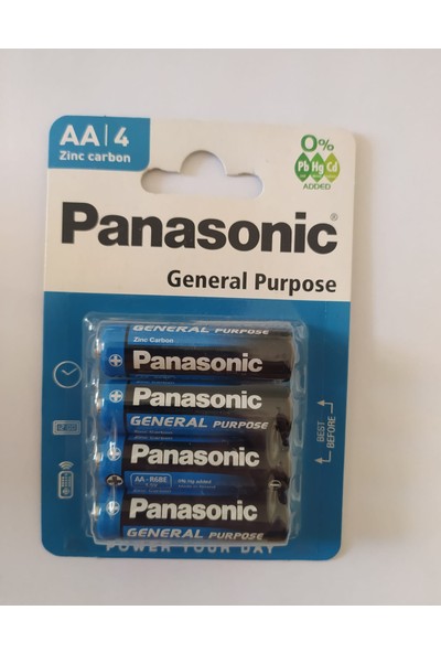 Panasonic Manganez Blister Kalem Pil 4'lü Panasonic Manganez Blister Kalem Pil 4'lü