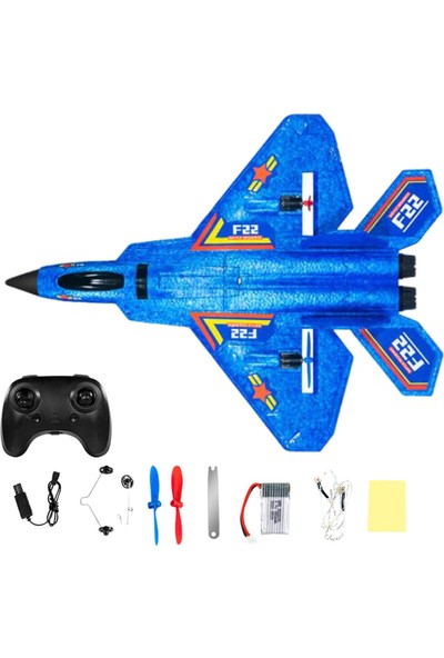 Uzaktan Kumanda Uçak Rc Planör Deniz Arazi ve Hava 2.4g Rc Uçak Yetişkinler Için Mavi Uzaktan Kumanda Uçak Rc Planör Deniz Arazi ve Hava 2.4g Rc Uçak Yetişkinler Için Mavi