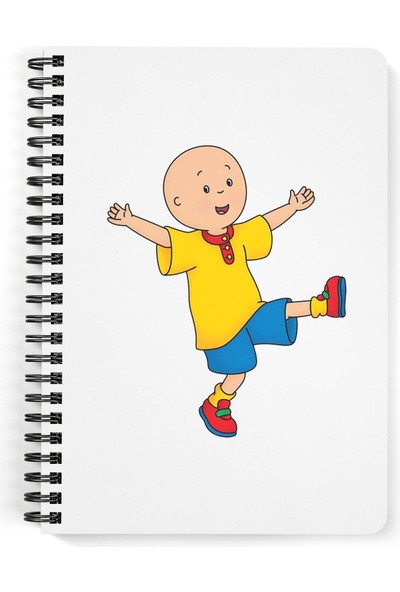 Caillou Baskılı Ahşap Kapaklı Defter 15X20 cm DFT257