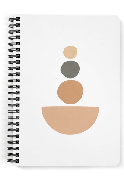 Saksı Baskılı Ahşap Kapaklı Defter 15X20 cm DFT327