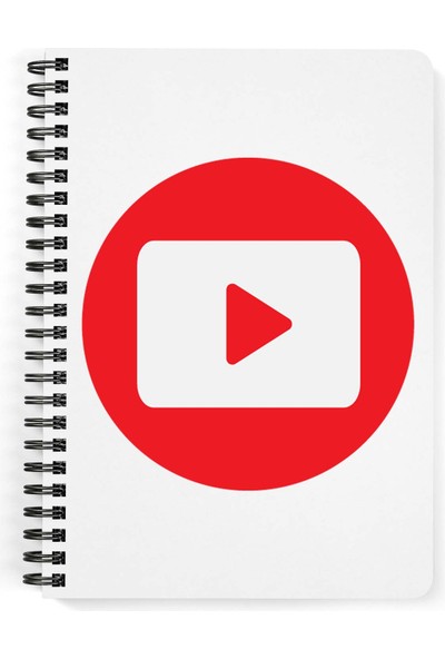 Youtube Baskılı Ahşap Kapaklı Defter 15X20 cm DFT1552 Youtube Baskılı Ahşap Kapaklı Defter 15X20 cm DFT1552