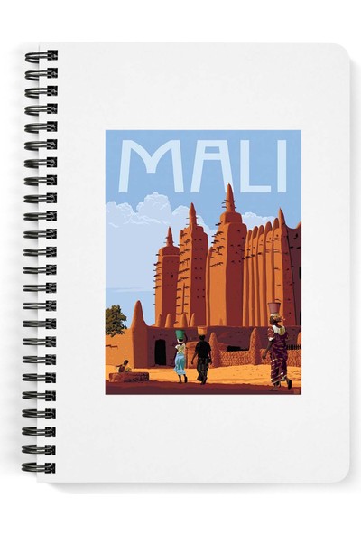 Hero Tasarım Mali Baskılı Ahşap Kapaklı Defter 15X20 cm DFT360