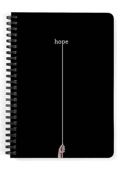 Hero Tasarım Hope Baskılı Ahşap Kapaklı Defter 15X20 cm DFT3870 Hero Tasarım Hope Baskılı Ahşap Kapaklı Defter 15X20 cm DFT3870