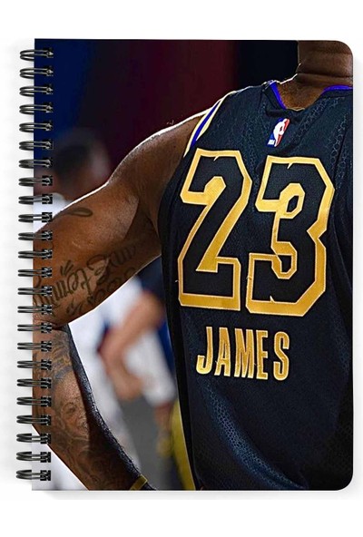 Hero Tasarım James Baskılı Ahşap Kapaklı Defter 15X20 cm DFT3367