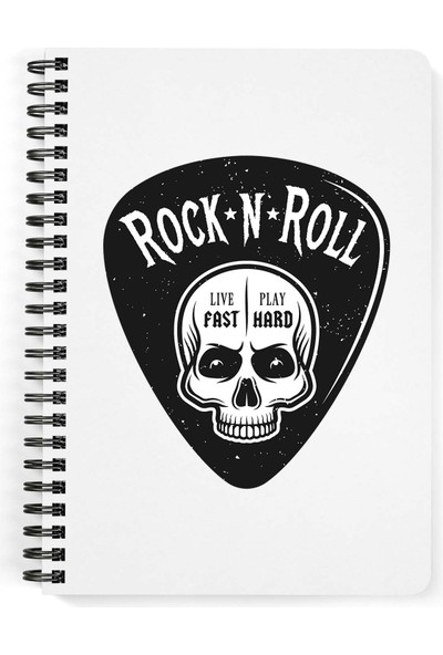 Rock Roll Baskılı Ahşap Kapaklı Defter 15X20 cm DFT1555 Rock Roll Baskılı Ahşap Kapaklı Defter 15X20 cm DFT1555