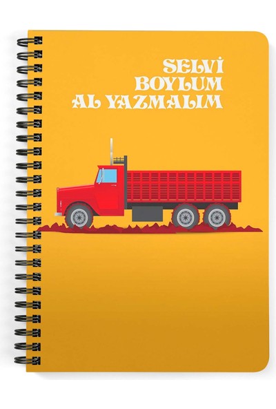 Selvi Boylum Al Yazmalım Baskılı Ahşap Kapaklı Defter 15X20 cm DFT2389 Selvi Boylum Al Yazmalım Baskılı Ahşap Kapaklı Defter 15X20 cm DFT2389