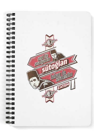 Sütoğlan Kemal Sunal Baskılı Ahşap Kapaklı Defter 15X20 cm DFT195 Sütoğlan Kemal Sunal Baskılı Ahşap Kapaklı Defter 15X20 cm DFT195