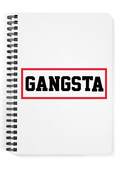 Gangsta Baskılı Ahşap Kapaklı Defter 15X20 cm DFT1678 Gangsta Baskılı Ahşap Kapaklı Defter 15X20 cm DFT1678