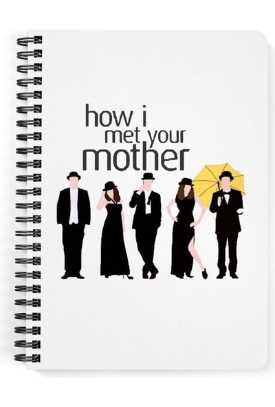 How I Met Your Mother Baskılı Ahşap Kapaklı Defter 15X20 cm DFT6695 How I Met Your Mother Baskılı Ahşap Kapaklı Defter 15X20 cm DFT6695