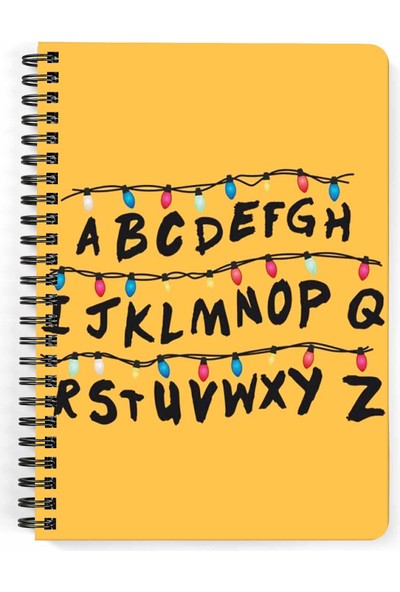 Alfabe Baskılı Ahşap Kapaklı Defter 15X20 cm DFT4671 Alfabe Baskılı Ahşap Kapaklı Defter 15X20 cm DFT4671