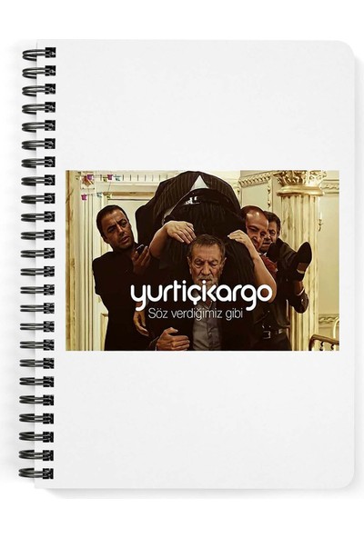 Hero Tasarım Yurtiçi Baskılı Ahşap Kapaklı Defter 15X20 cm DFT6254